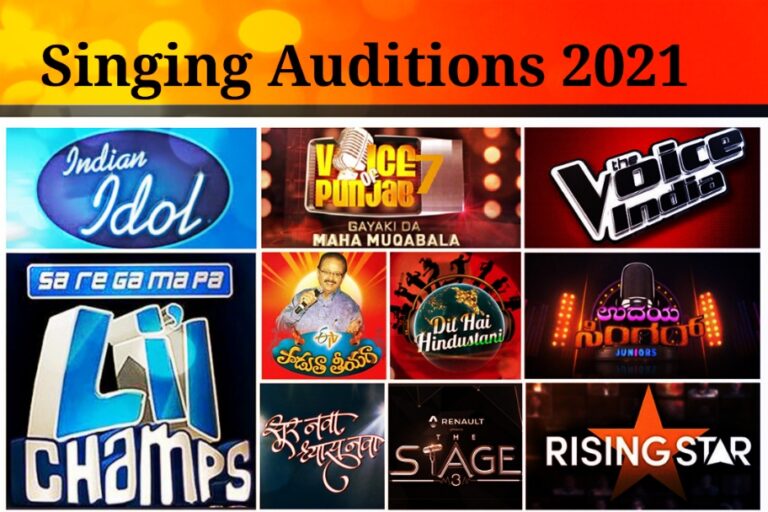 Upcoming singing auditions 2021 | Television reality show