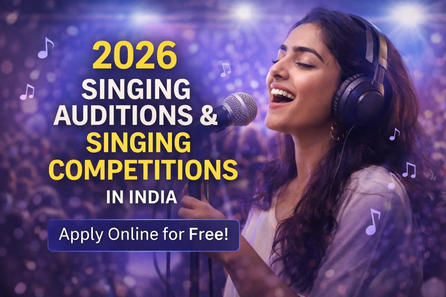 Singing Audition & Singing Competition 2026 — Audition Updates